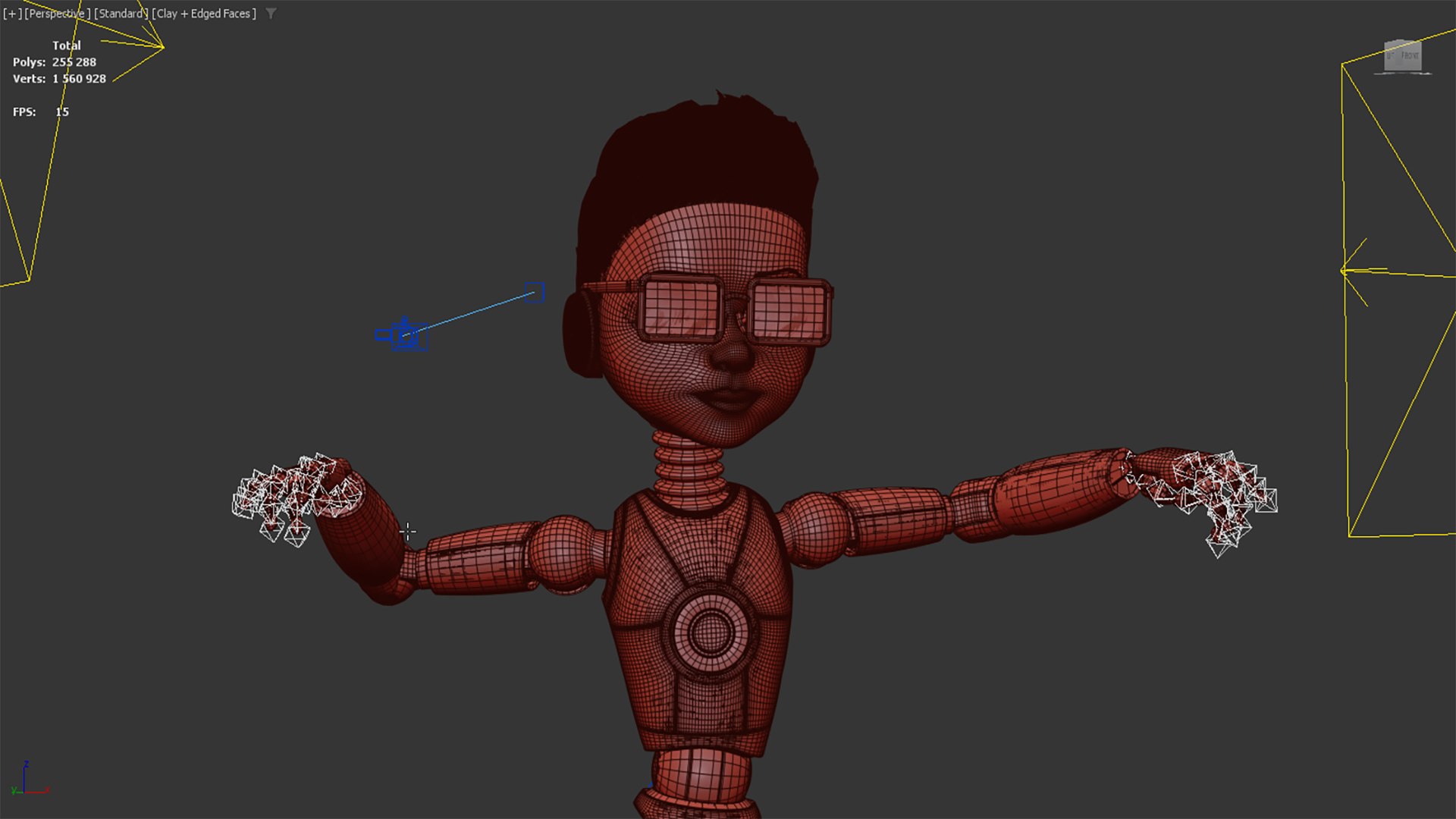 Robot Kid Vray Animated Model Model - TurboSquid 2181062