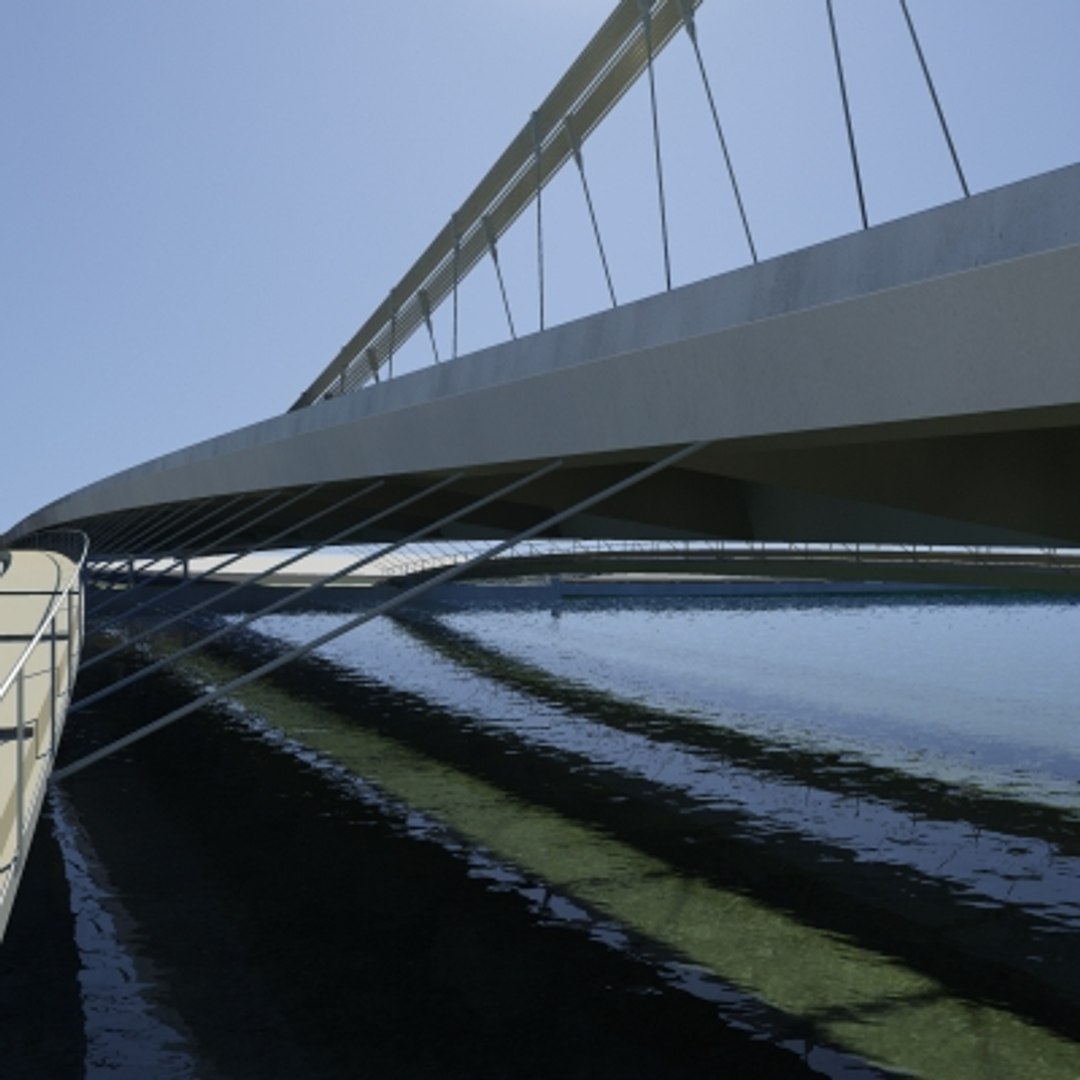 3d Highway Bridge Arch Suspension