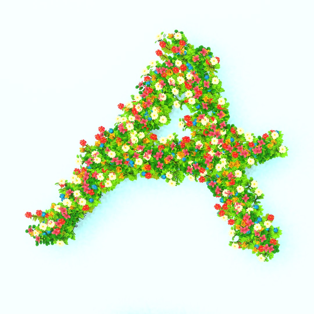 3D ABCDEF LETTERS - TurboSquid 1888586