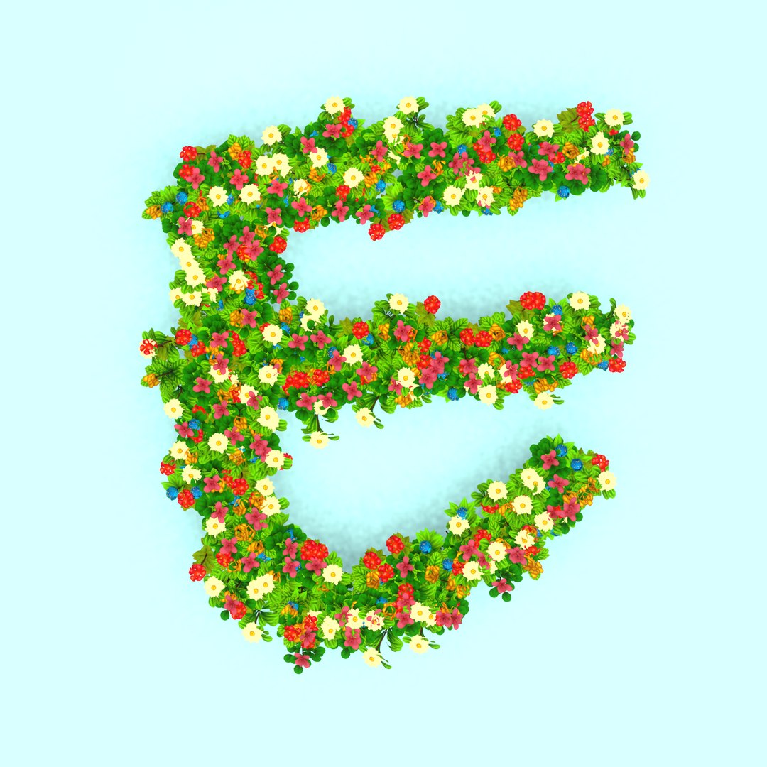 3D ABCDEF LETTERS - TurboSquid 1888586