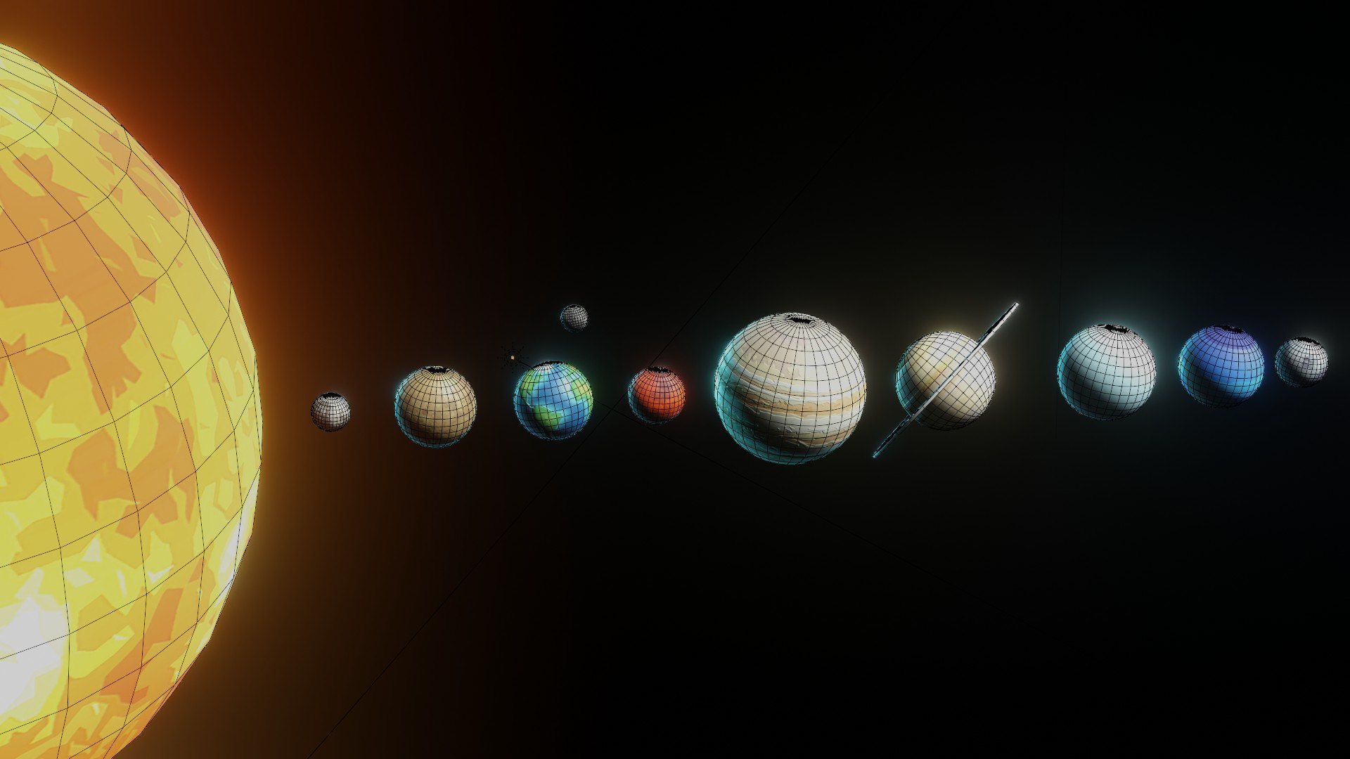 3D Stylized Solar System 3D Model 2k 4k 8k Textures Model - TurboSquid ...