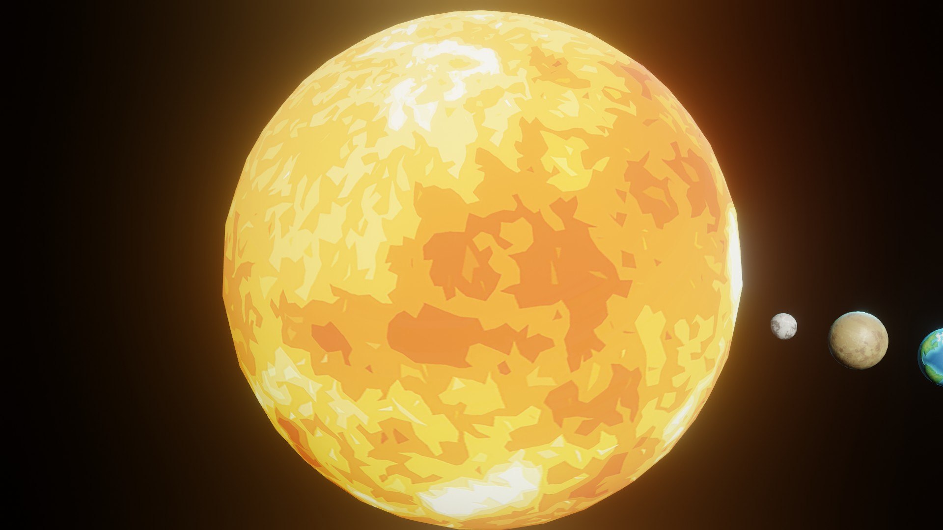 3D Stylized Solar System 3D Model 2k 4k 8k Textures Model - TurboSquid ...