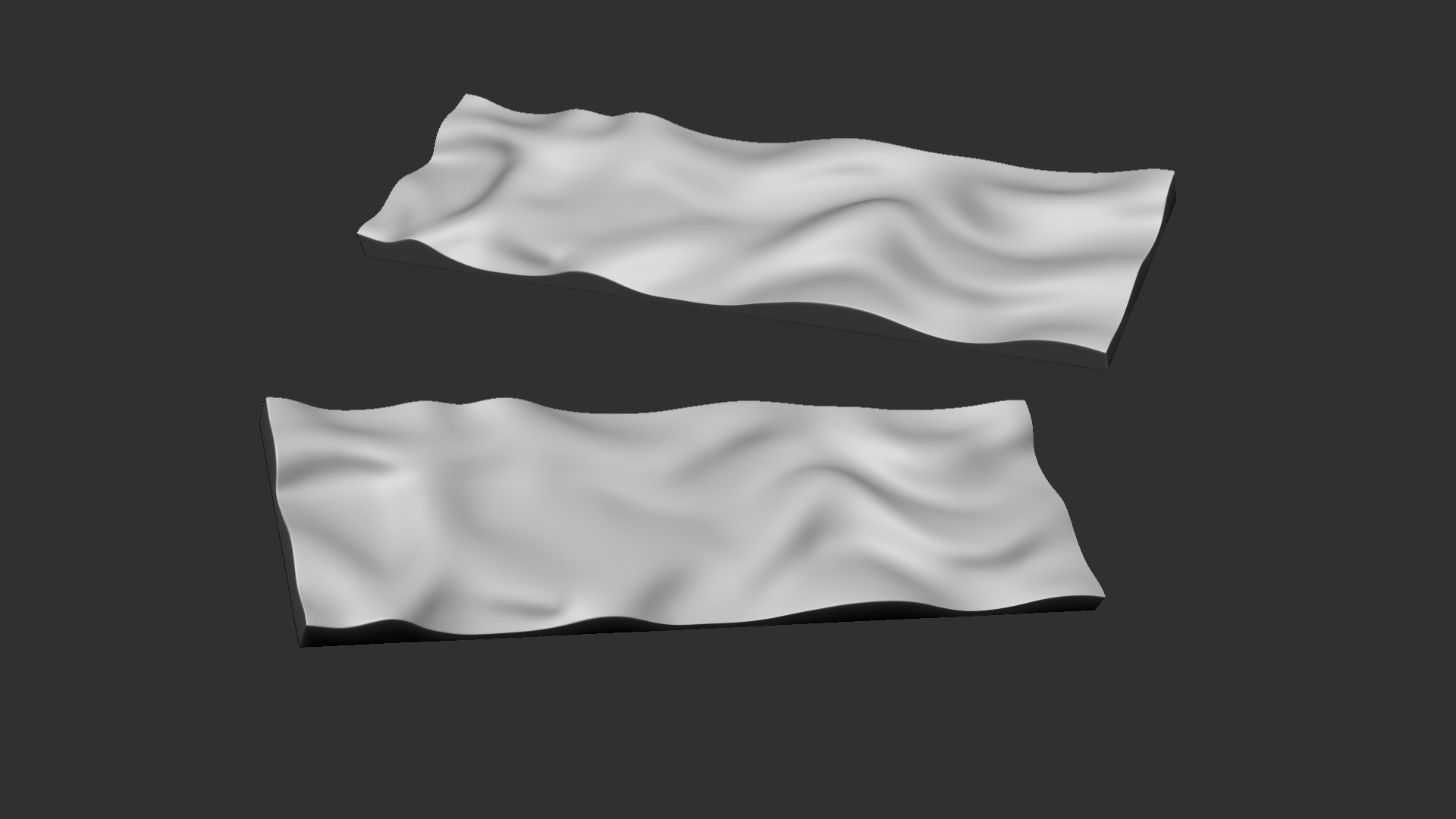 3D Wavy Wall Art Panel For Cnc Carving 3D Print Model - TurboSquid 2338003