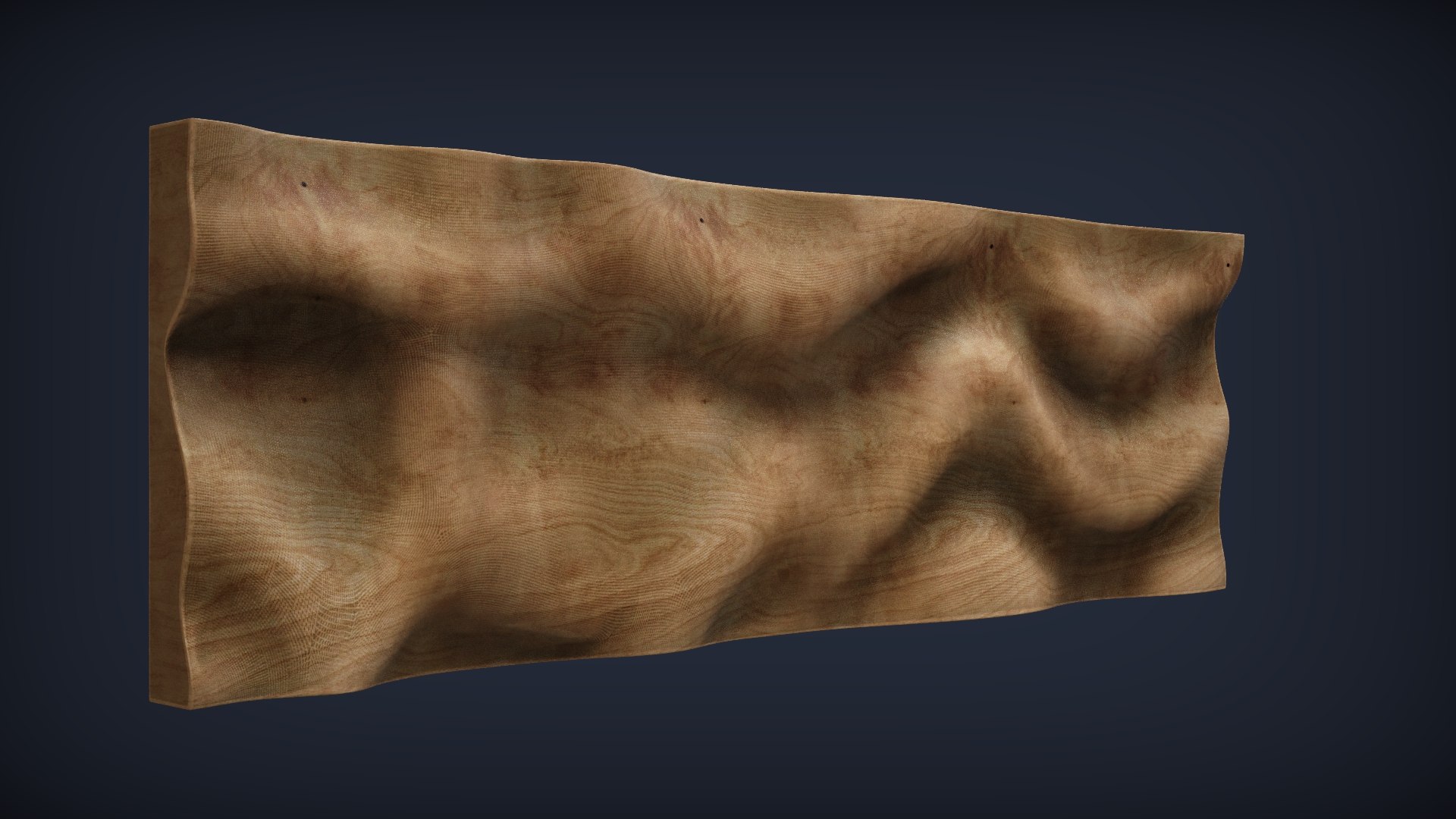 3D Wavy Wall Art Panel For Cnc Carving 3D Print Model - TurboSquid 2338003