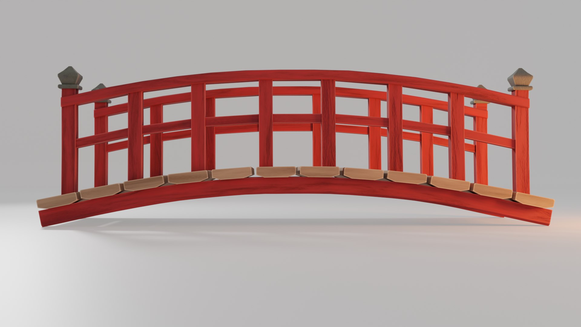 Japanese Bridge Model - TurboSquid 2159043