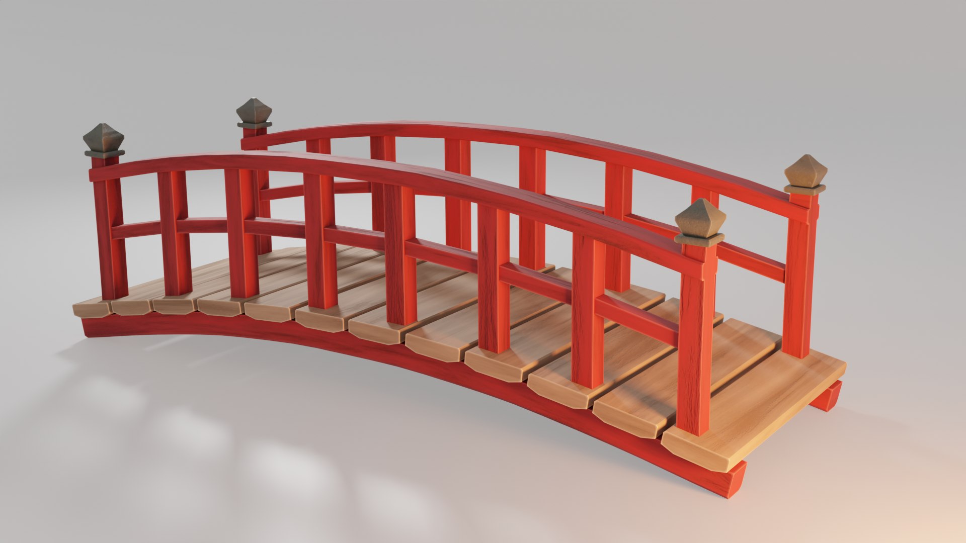 Japanese Bridge Model - TurboSquid 2159043