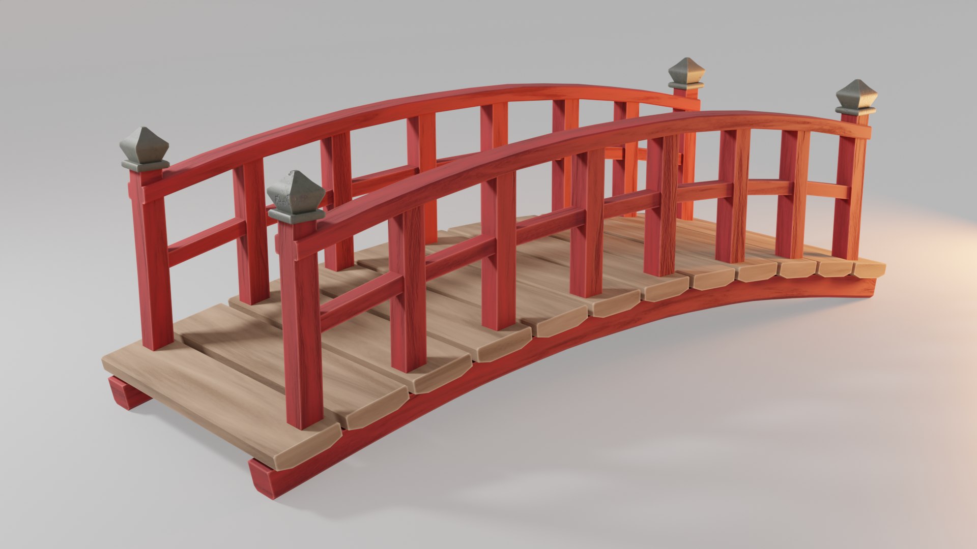 Japanese Bridge Model - TurboSquid 2159043