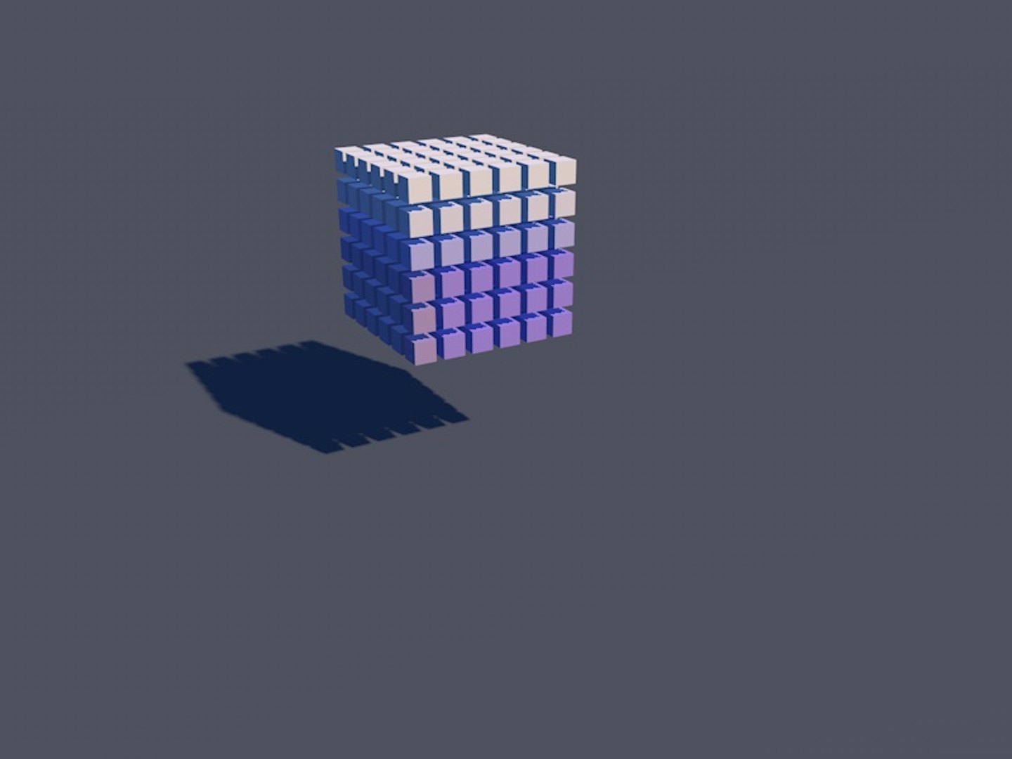 3D Rainbow Cubes - TurboSquid 1287176