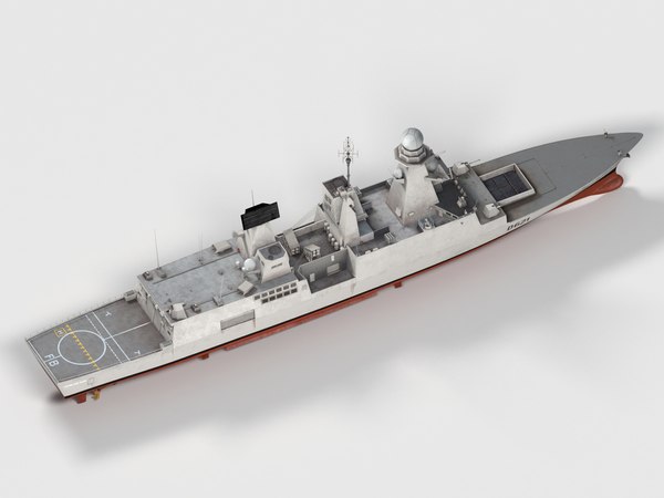 3D Modern Warship - TurboSquid 1867844