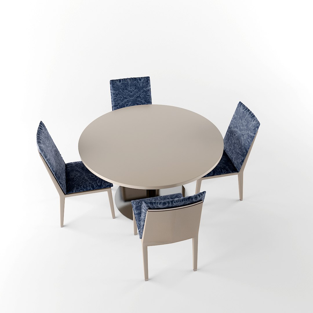Dining Table Set Obj