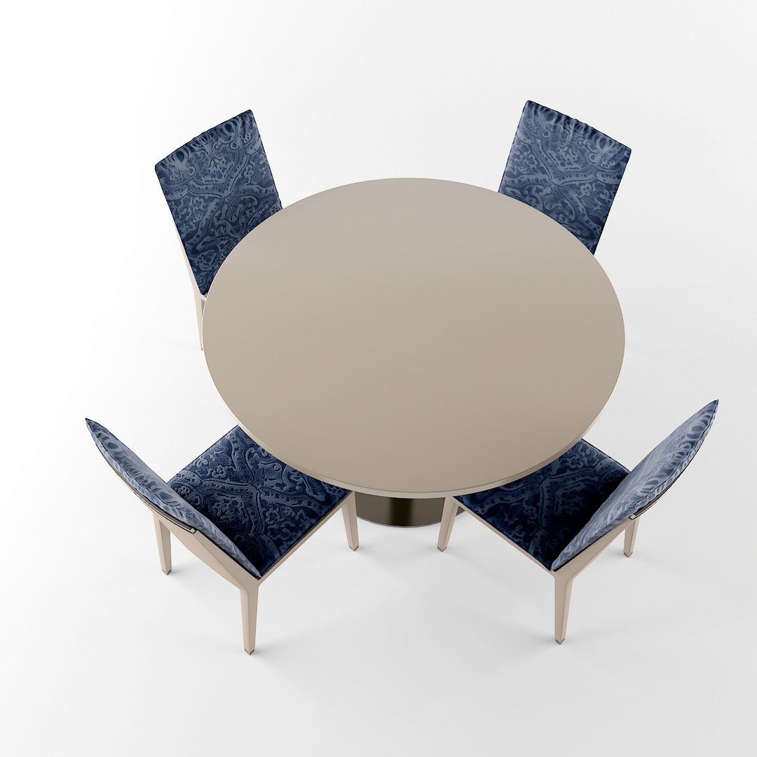 Dining Table Set Obj