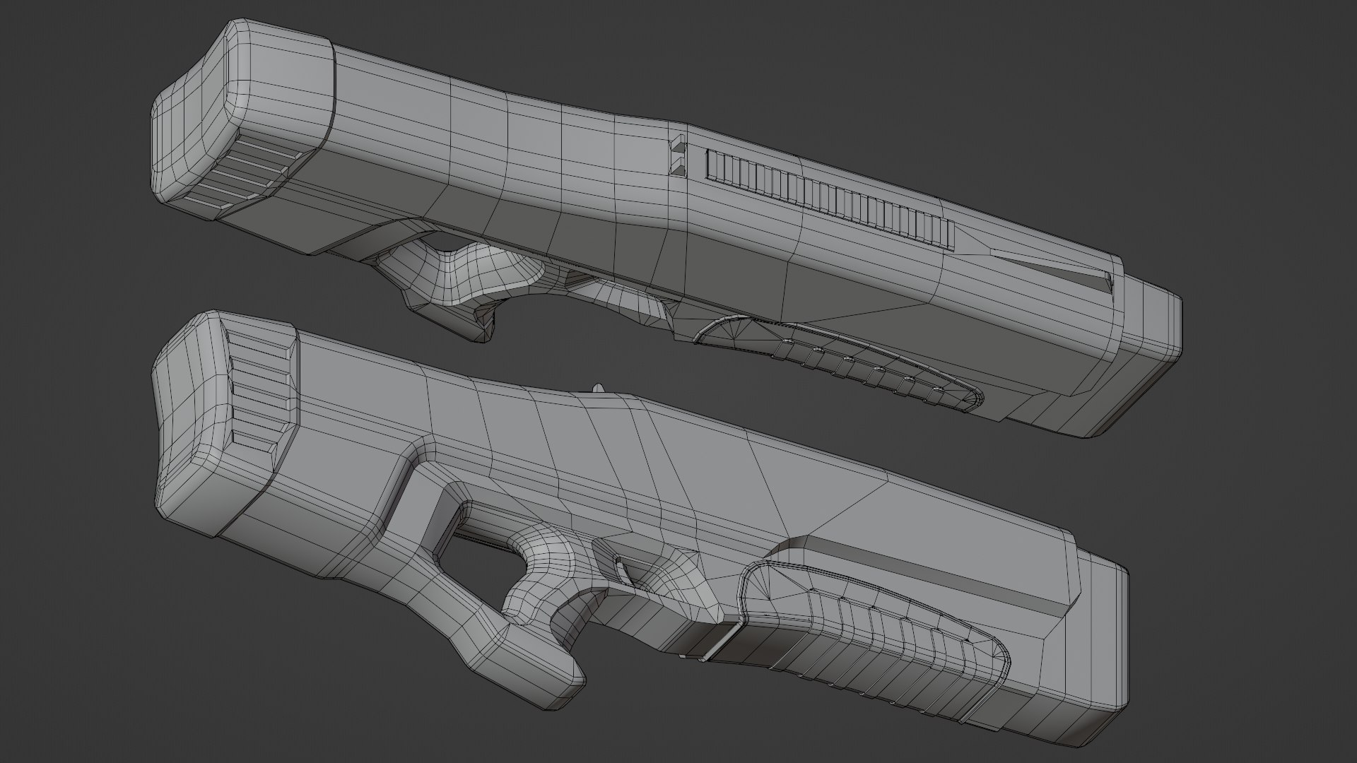 Sci-Fi Heavy Blaster Gun 3D Model - TurboSquid 2113409