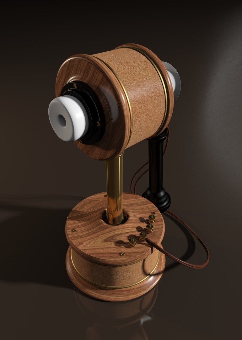 1800s phone 3D model - TurboSquid 1603804