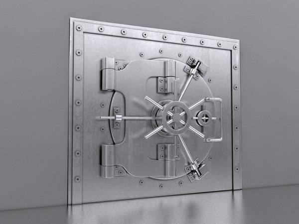 3d bank vault model