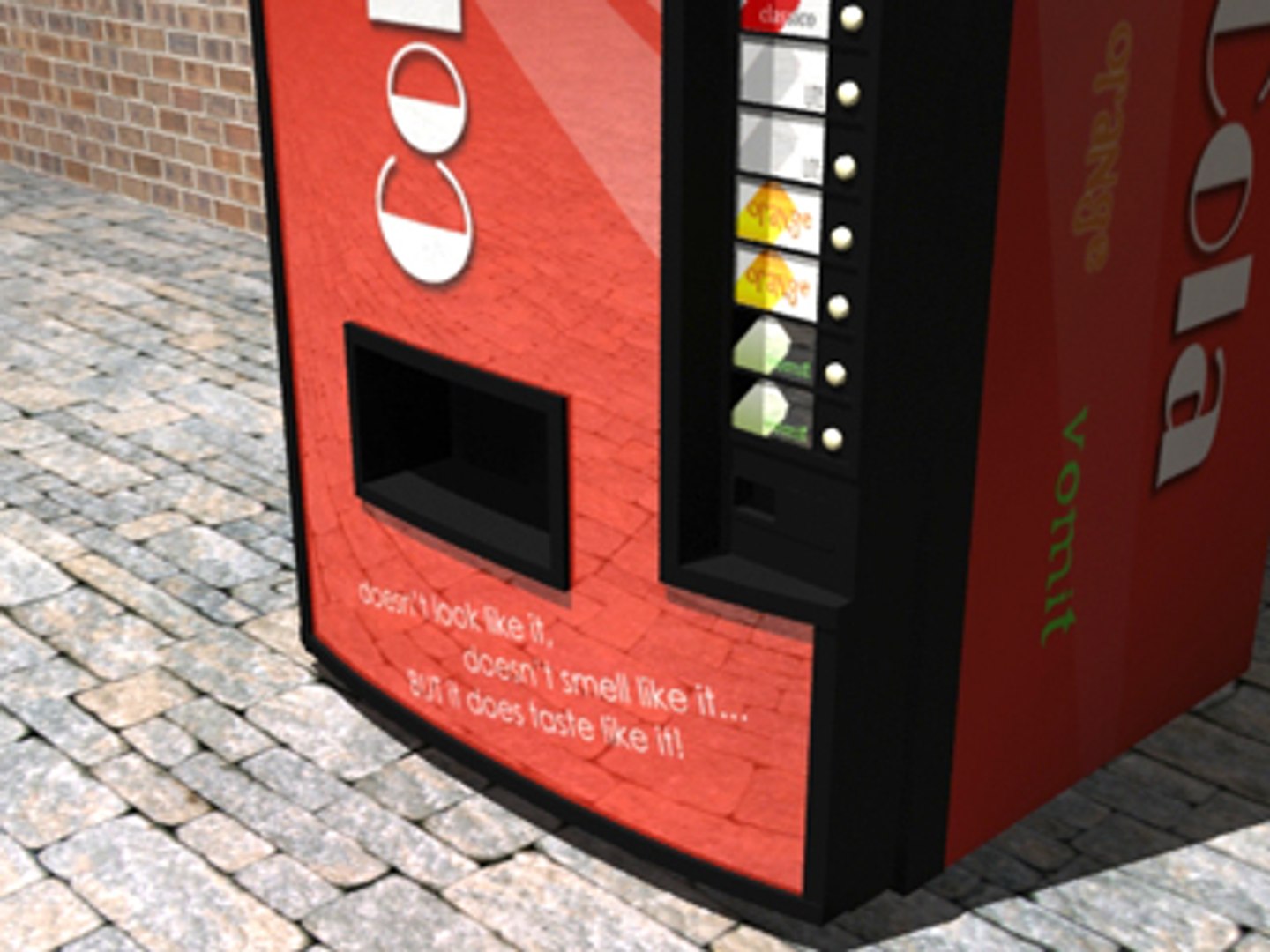 Cold Cola Machine 3d Max