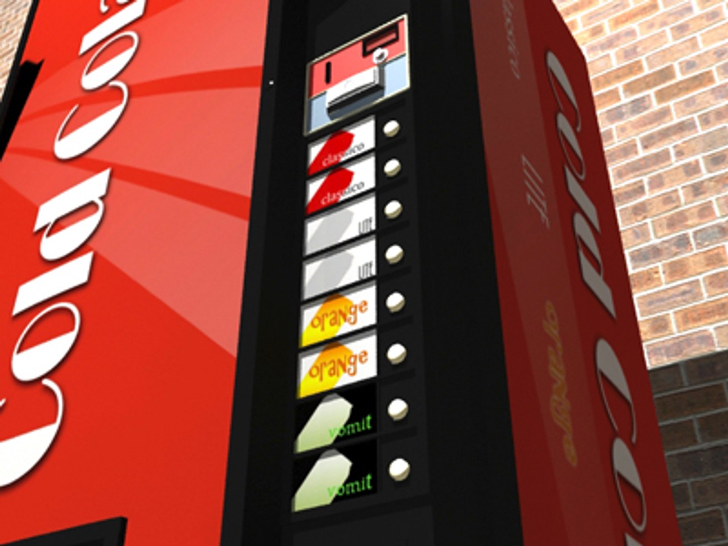 Cold Cola Machine 3d Max