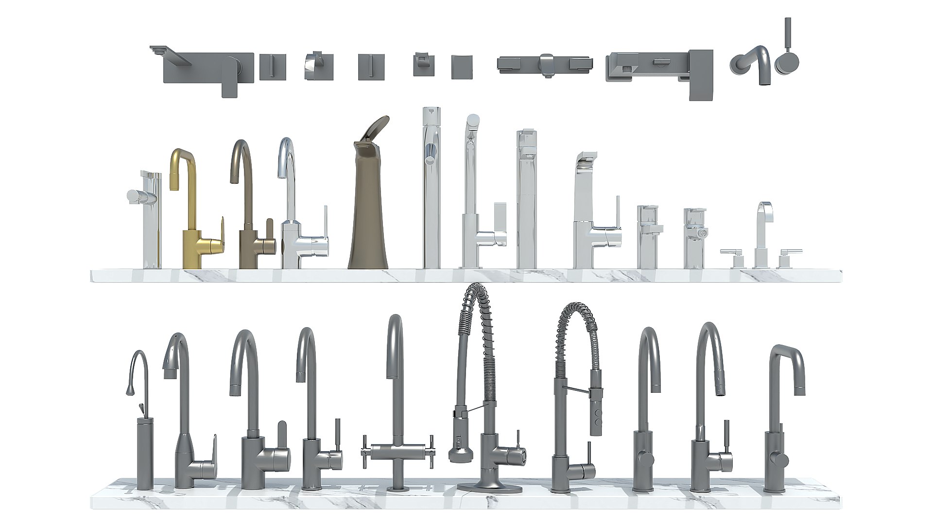 Faucets 3D Model - TurboSquid 2291227