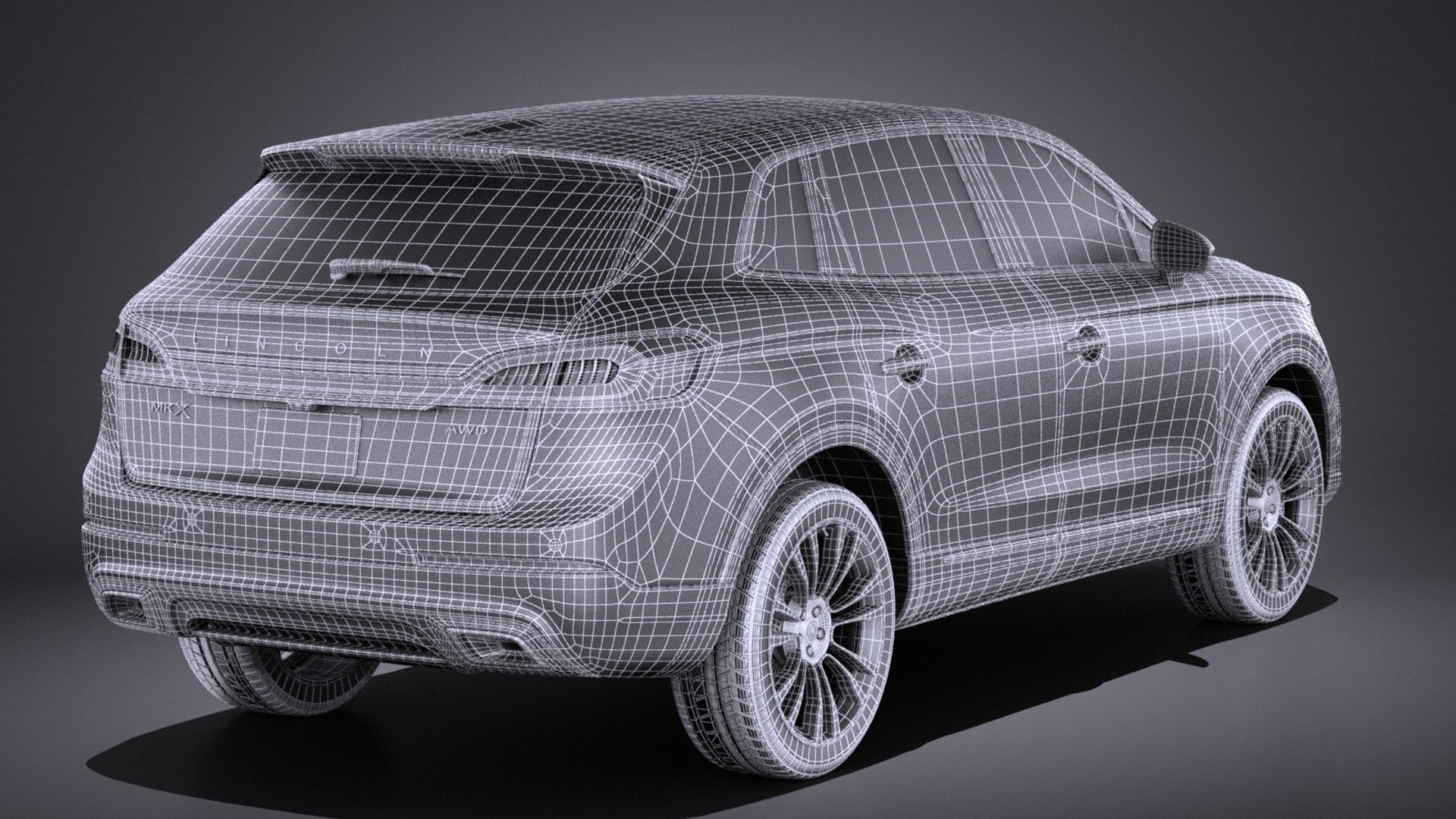 3d Model Of Mkx 2017