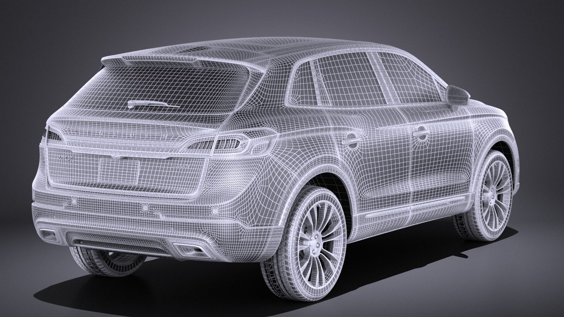 3d Model Of Mkx 2017