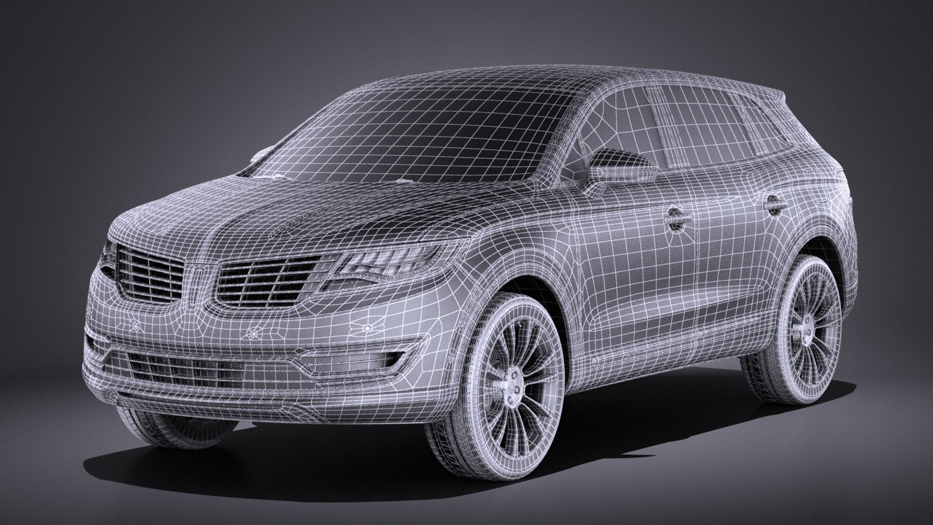 3d Model Of Mkx 2017