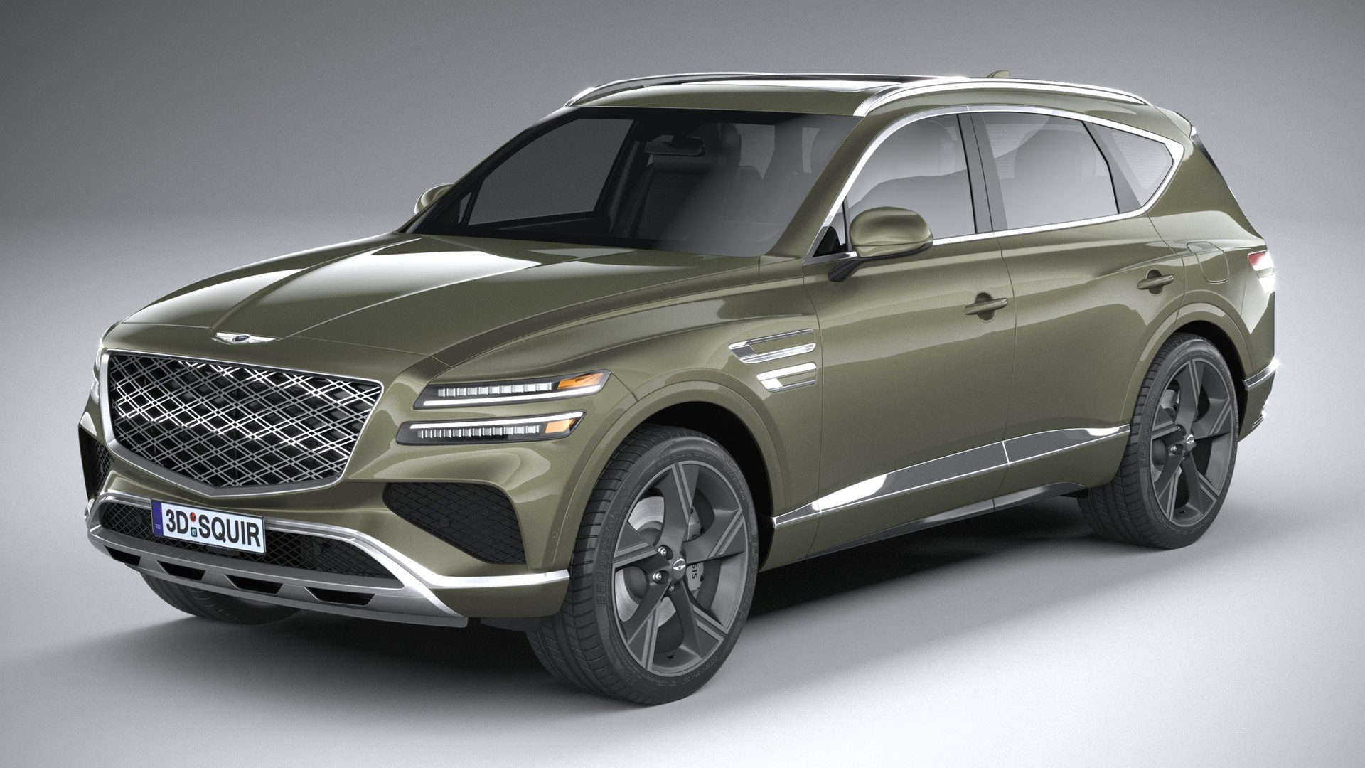 3D Model Genesis GV80 2025 - TurboSquid 2174427