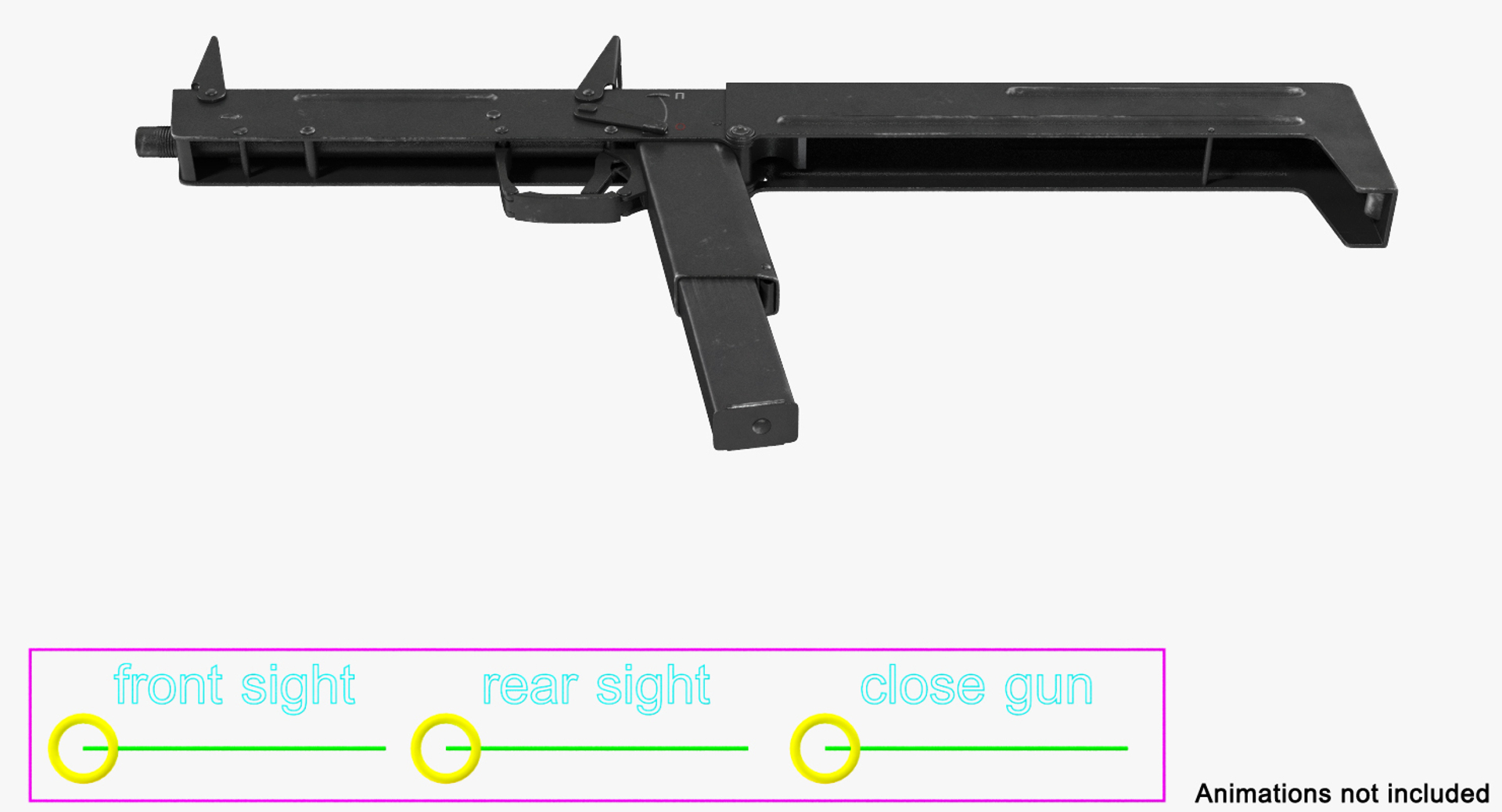 3D Model Machine Pistol Pp-90 Smg - TurboSquid 1150601