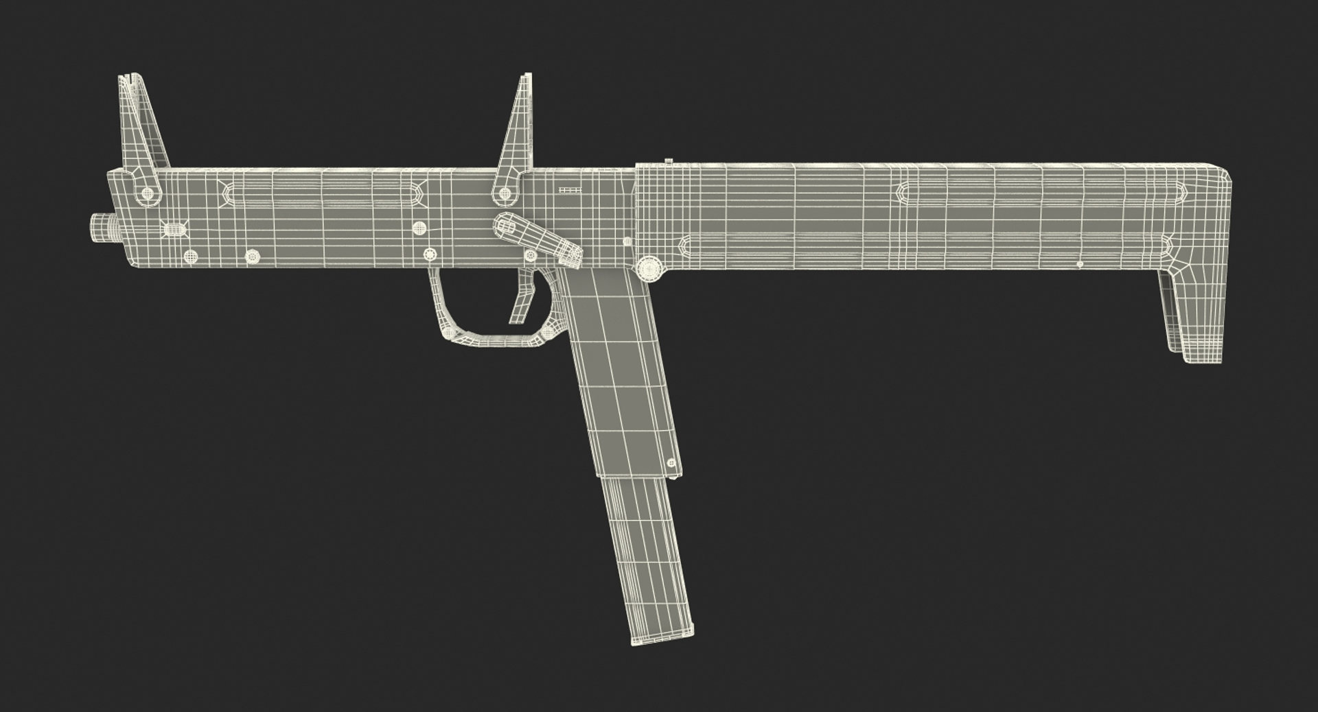 3D Model Machine Pistol Pp-90 Smg - TurboSquid 1150601