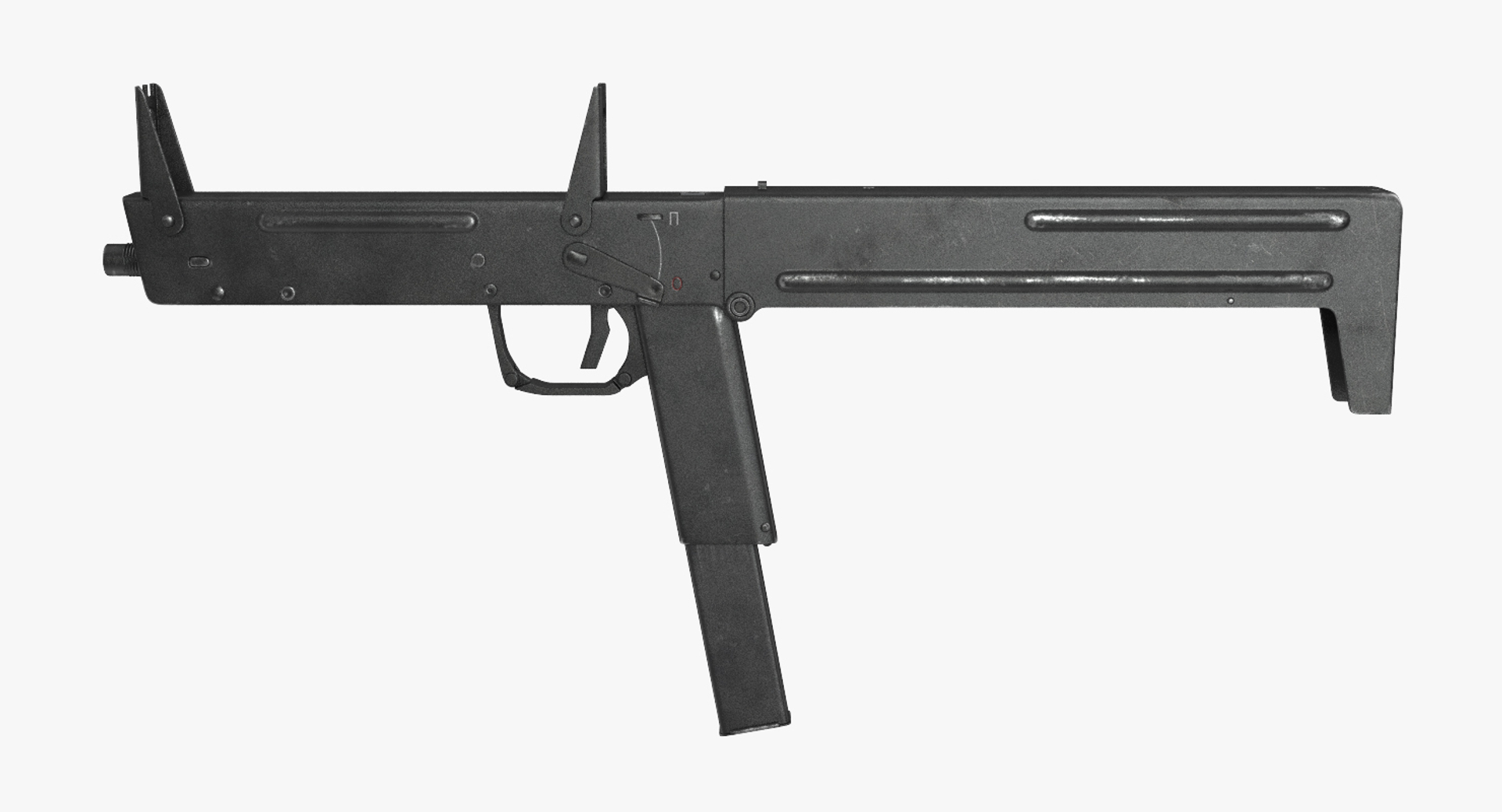 3D Model Machine Pistol Pp-90 Smg - TurboSquid 1150601