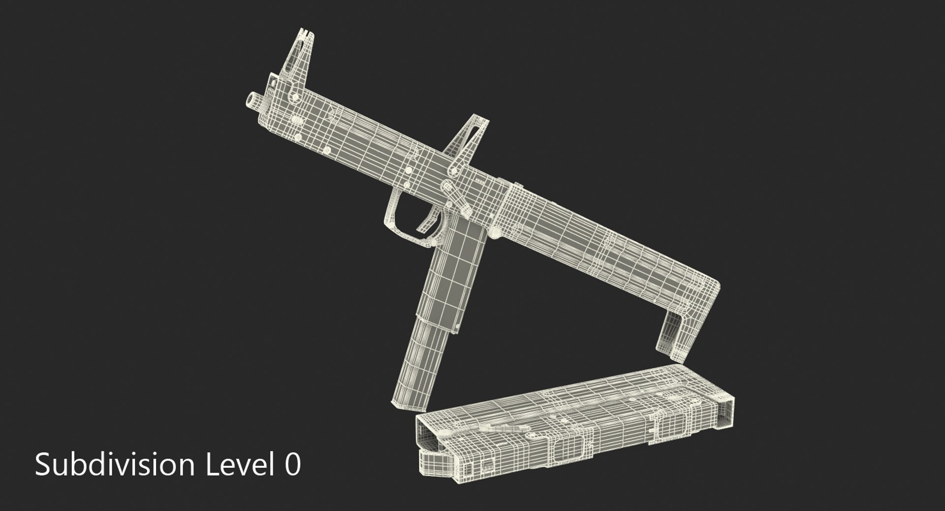 3D Model Machine Pistol Pp-90 Smg - TurboSquid 1150601