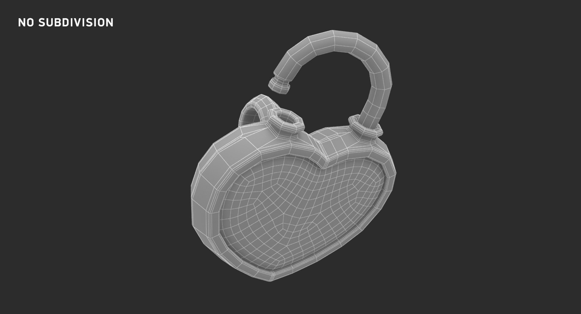 Heart Lock Silver 3D - TurboSquid 1243516