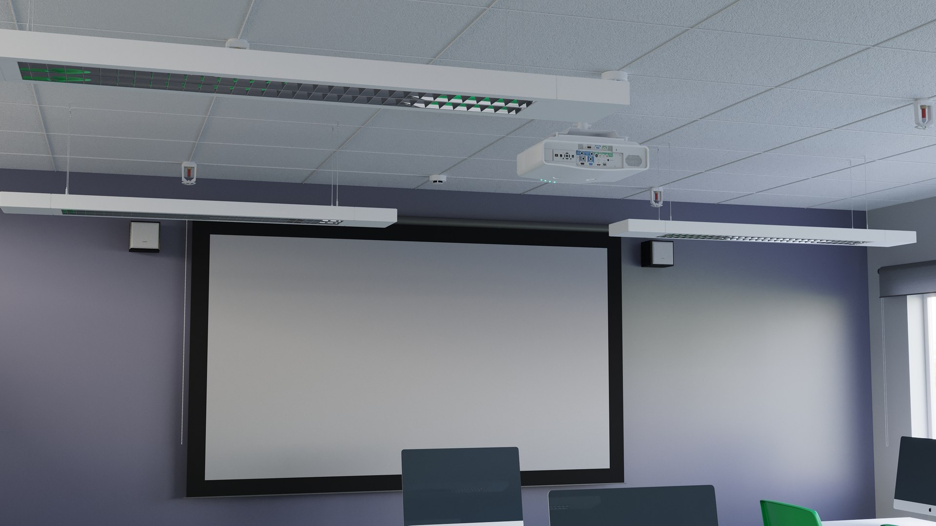 3D Computer Classroom - TurboSquid 1945159