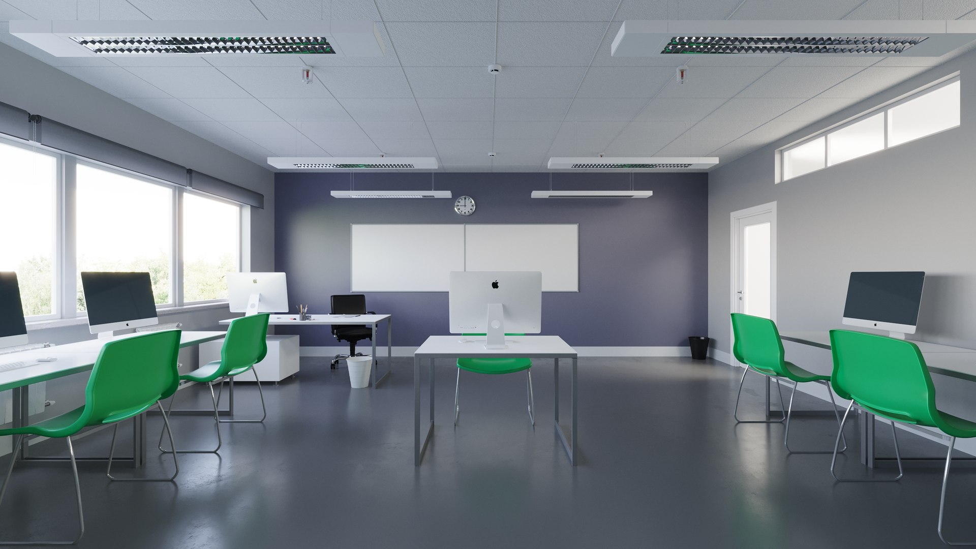 3D Computer Classroom - TurboSquid 1945159