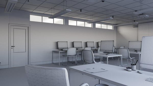 modelo 3d Aula de Informática - TurboSquid 1945159