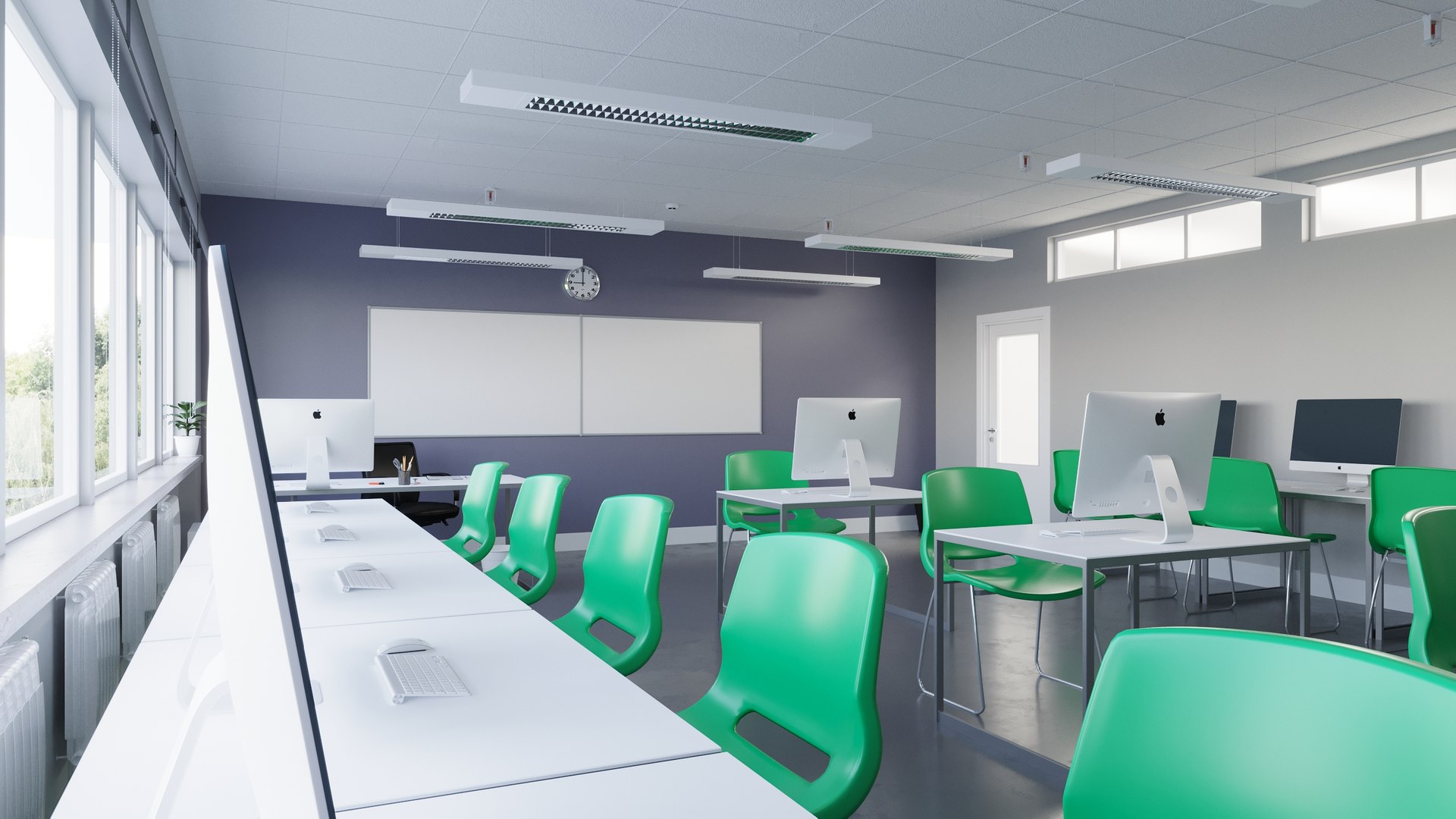 3D Computer Classroom - TurboSquid 1945159