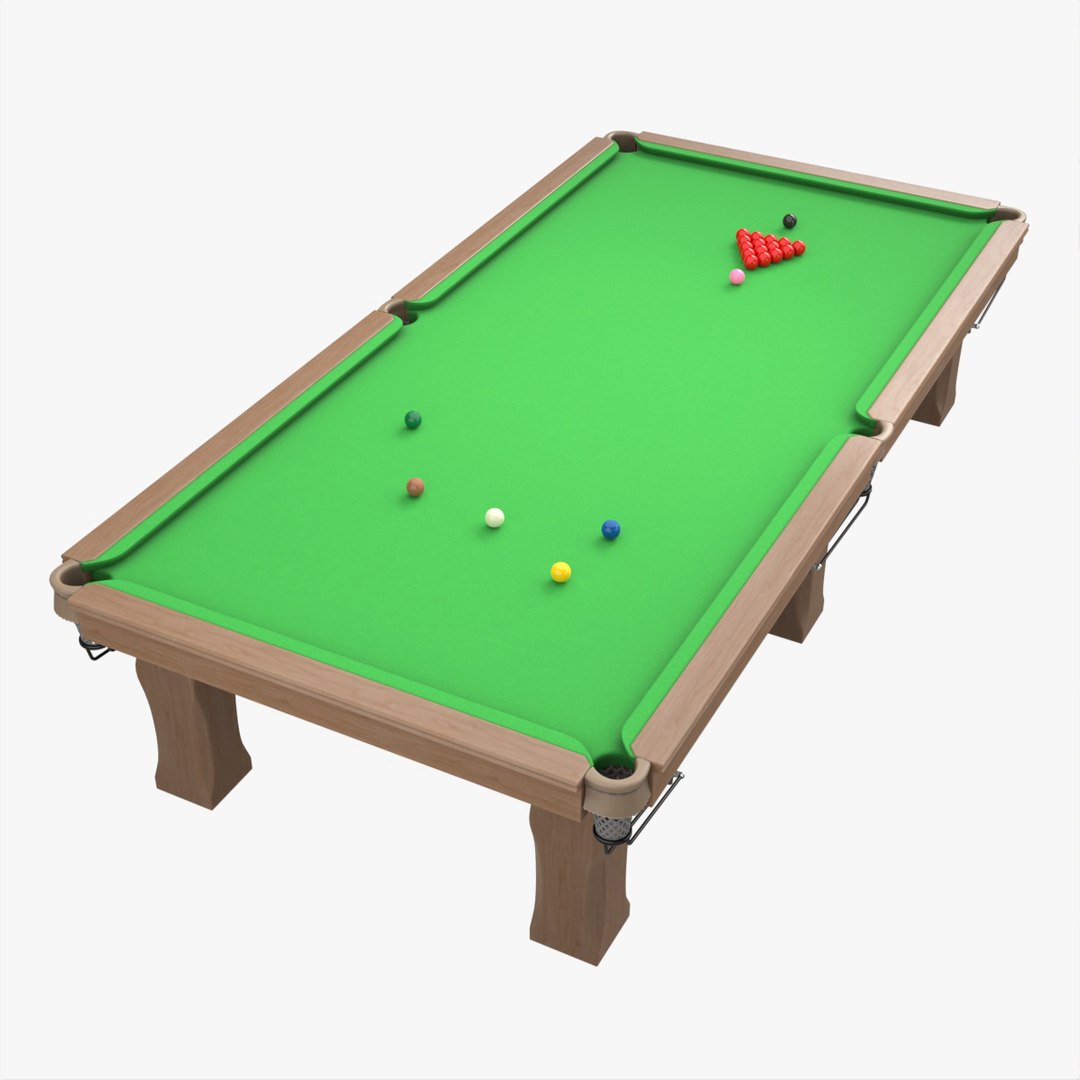 Billiard Snooker Table Full 03 3D Model - TurboSquid 2096050