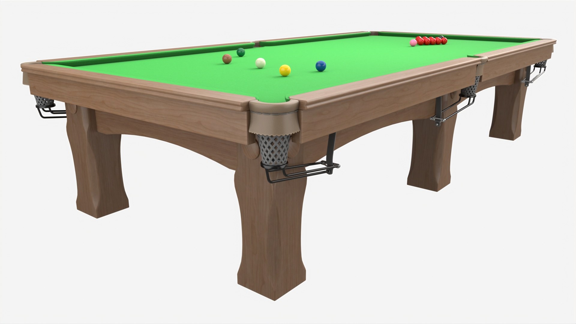 Billiard Snooker Table Full 03 3D Model - TurboSquid 2096050