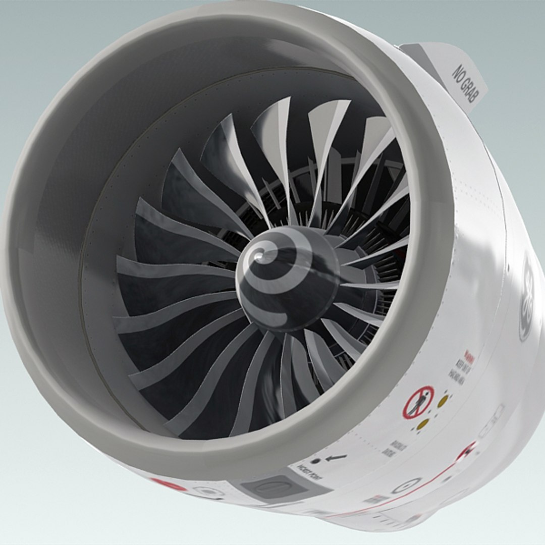 Genx-2b Jet Engine 3d Model