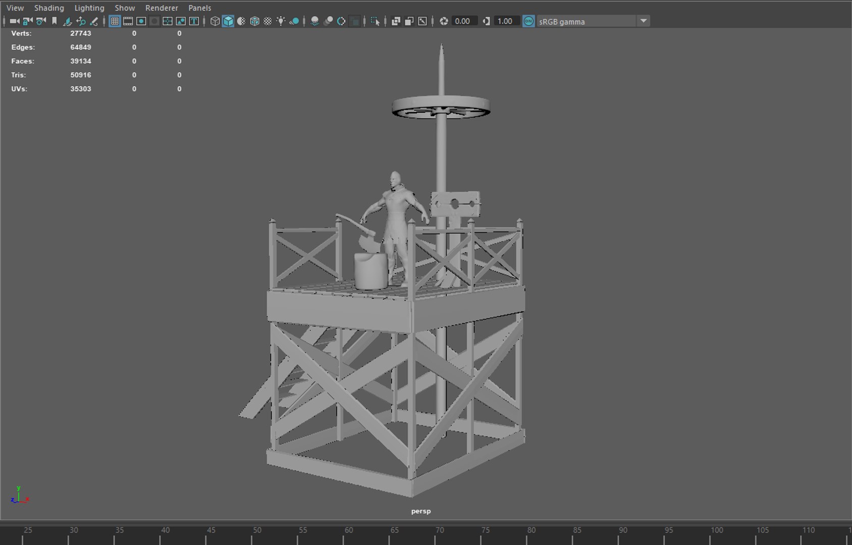 3D Model Asset Scene Scaffold - TurboSquid 1576326