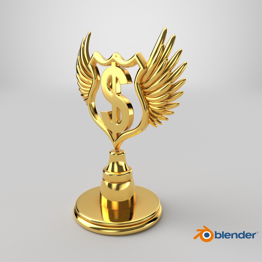 3D Award Trophy 02 Model - TurboSquid 1834879