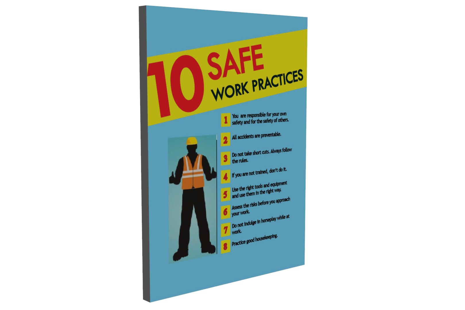 3D Model Safe Work Poster - TurboSquid 2134035