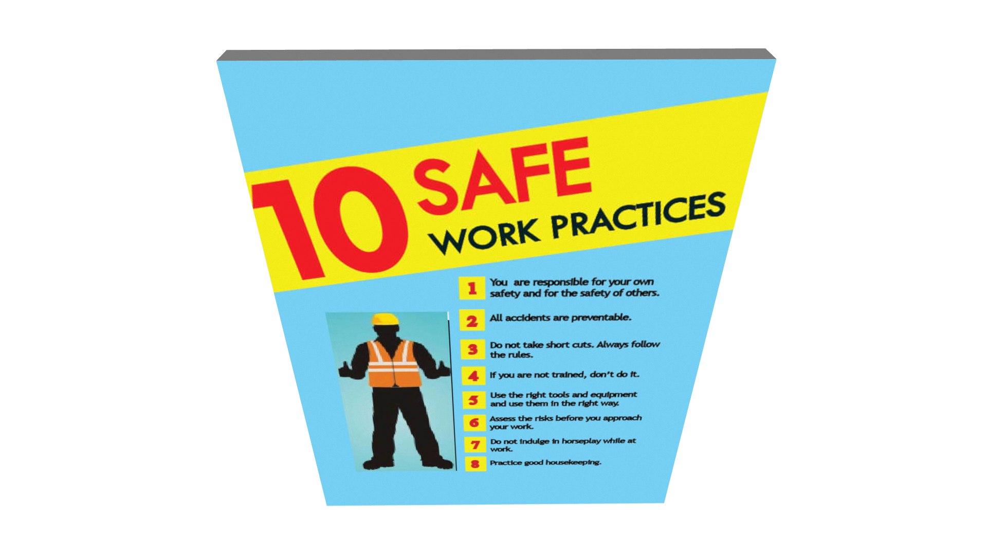 3D Model Safe Work Poster - TurboSquid 2134035
