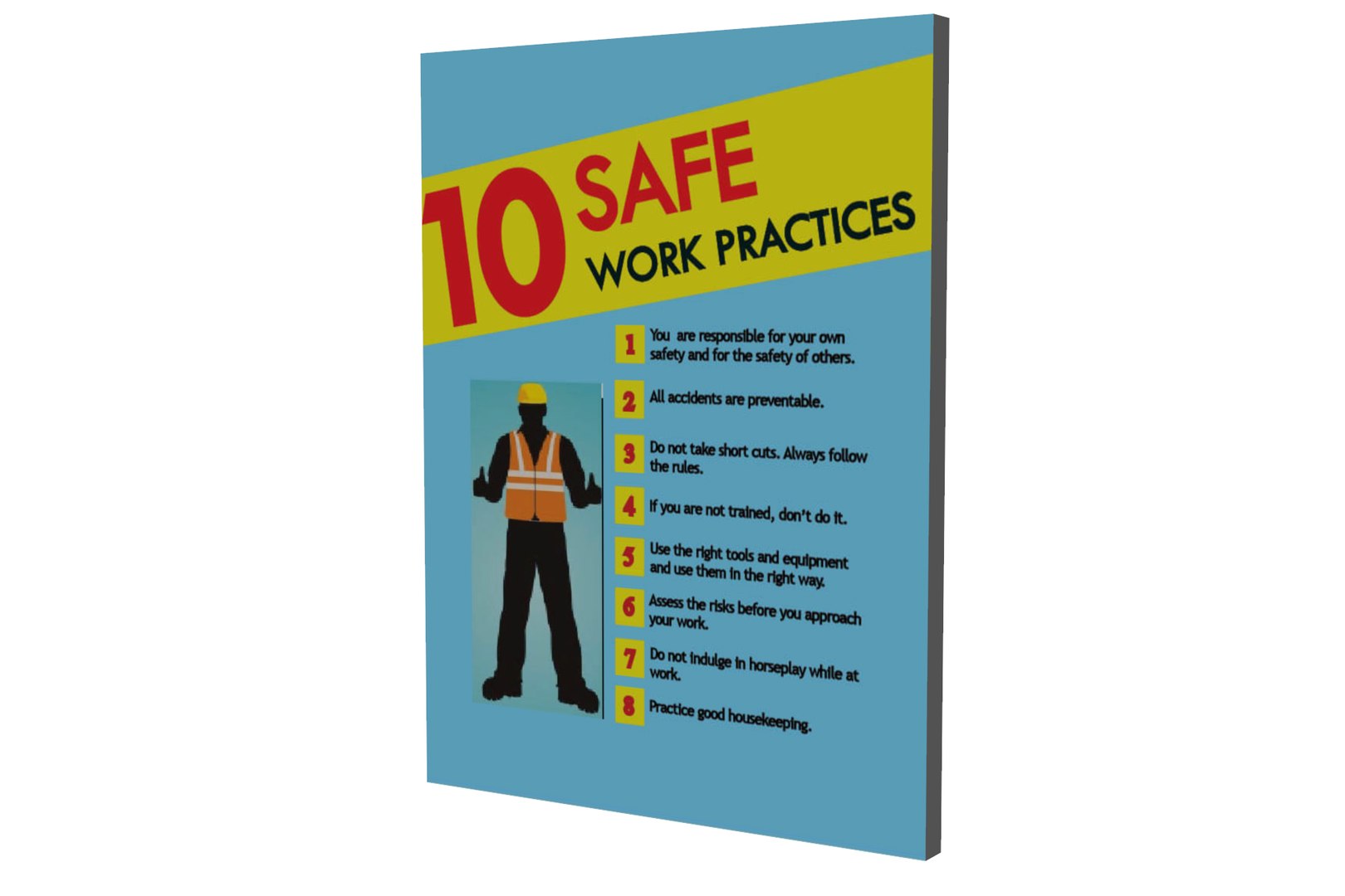 3D Model Safe Work Poster - TurboSquid 2134035