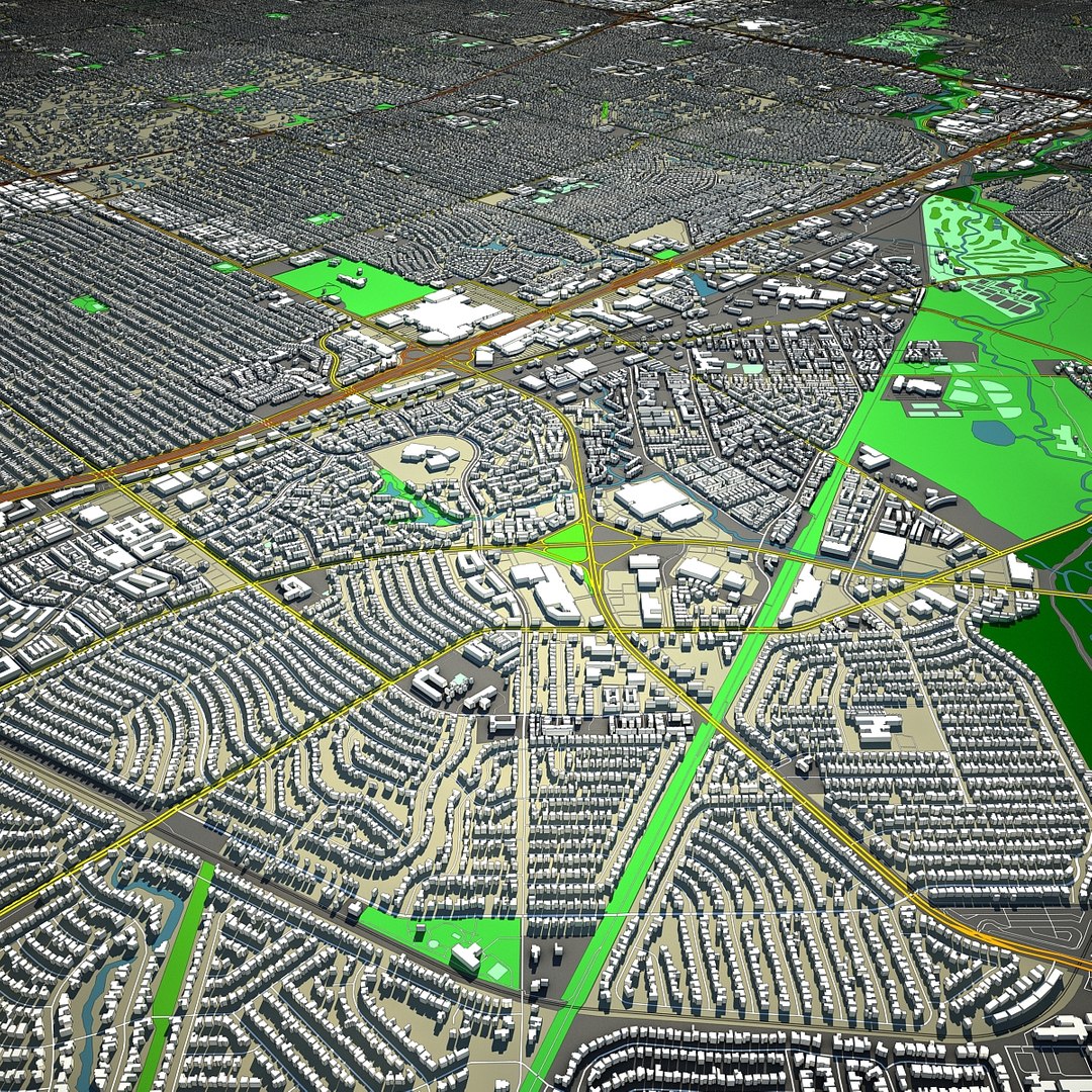 3D model dallas cityscape - TurboSquid 1474778
