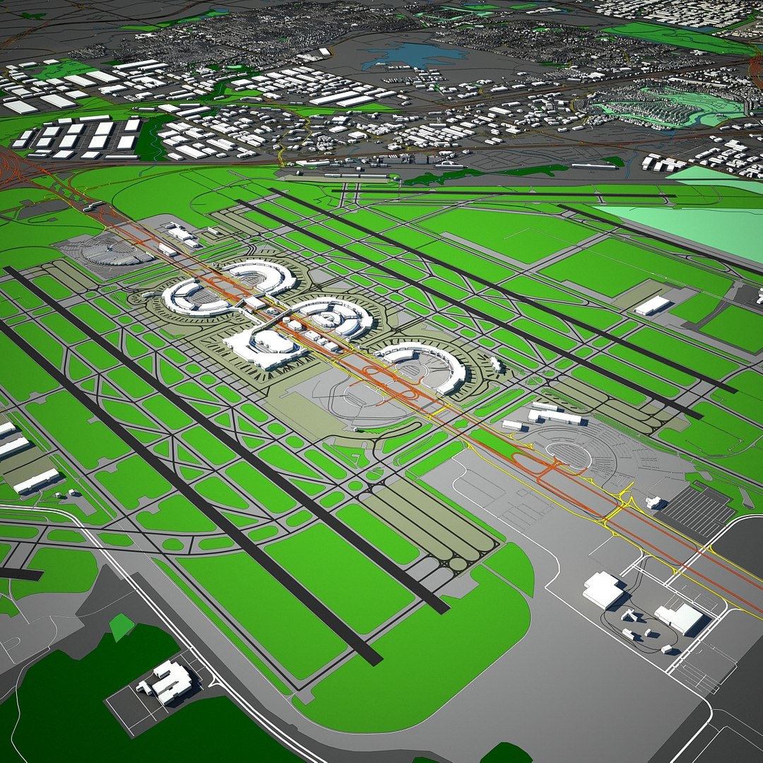 3D model dallas cityscape - TurboSquid 1474778