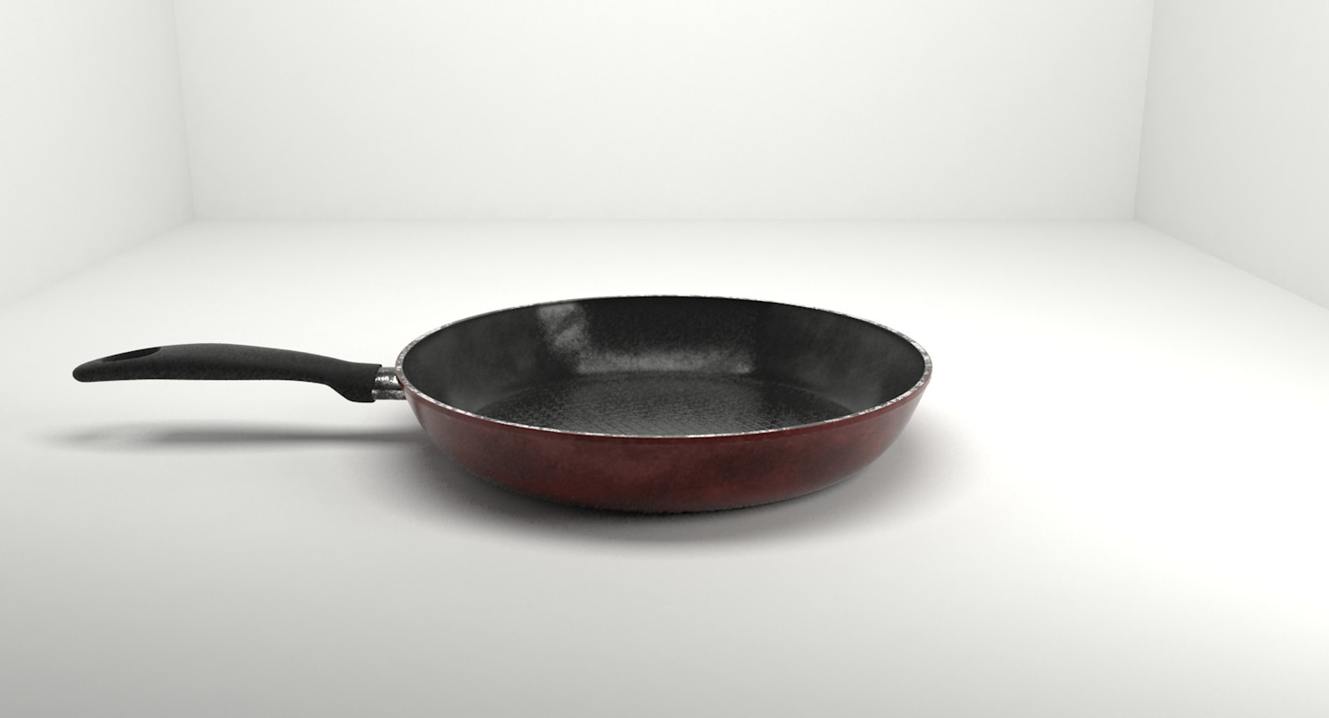 metal frying pan 3d obj