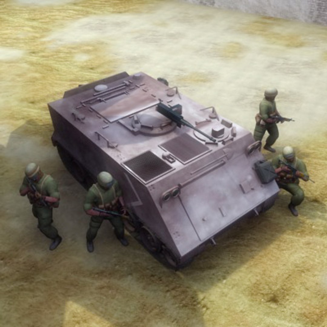 israeli infantry m113-apc 3d model