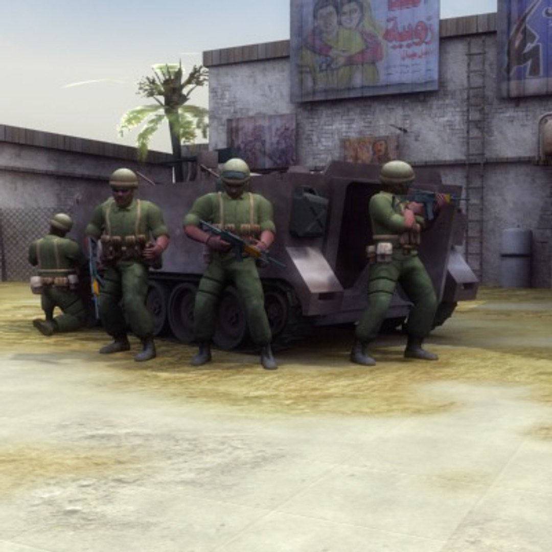 israeli infantry m113-apc 3d model