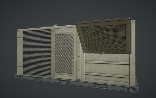 3d industrial ac unit