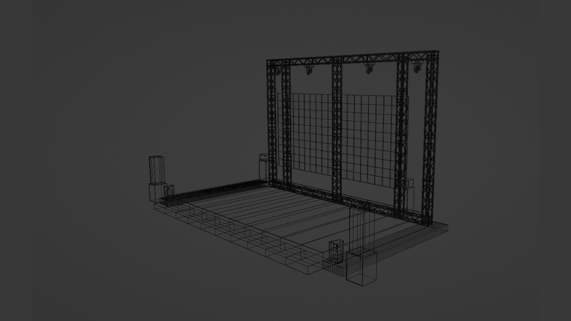 3D Basic Stage Concert - TurboSquid 1979827