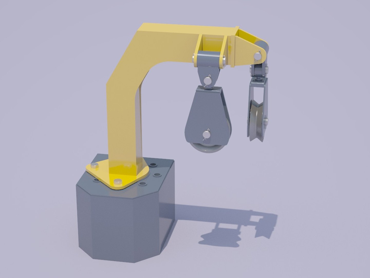 Pivot beam 3D - TurboSquid 1414902